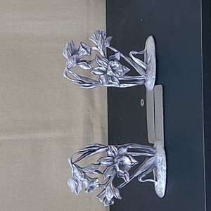 Art | Seagull Pewter Flowers Bookends Vintage Canada 199s | Poshmark